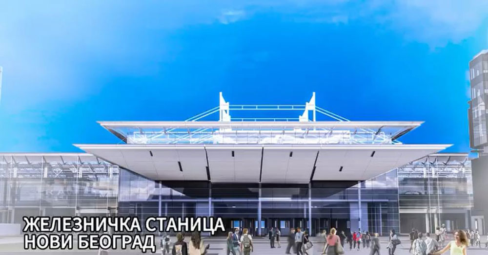 Šta obuhvata projekat izgradnje Železničke stanice Novi Beograd vredan ...