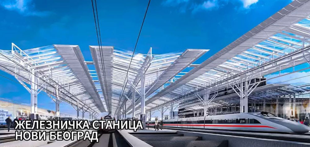 Šta obuhvata projekat izgradnje Železničke stanice Novi Beograd vredan ...