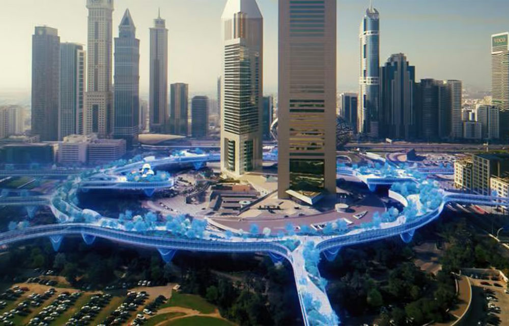 Dubai Walk: Klimatizovane pešačke staze u pustinjskoj metropoli ...
