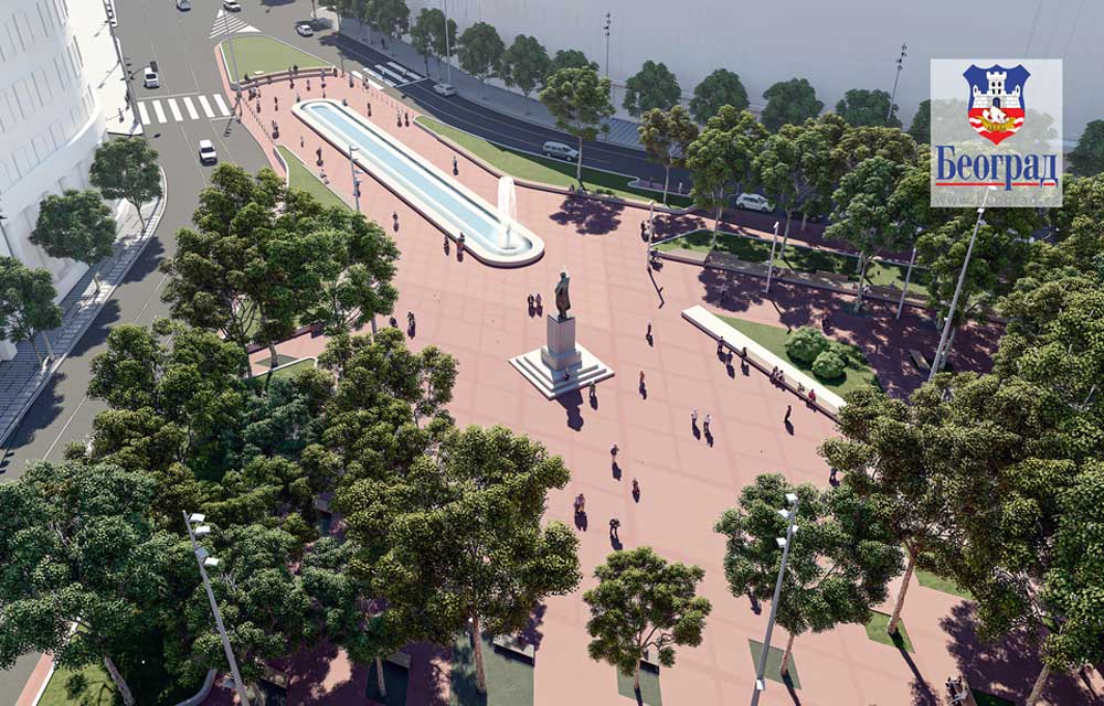 Završena rekonstrukcija Trga Nikole Pašića - Gradjevinarstvo.rs